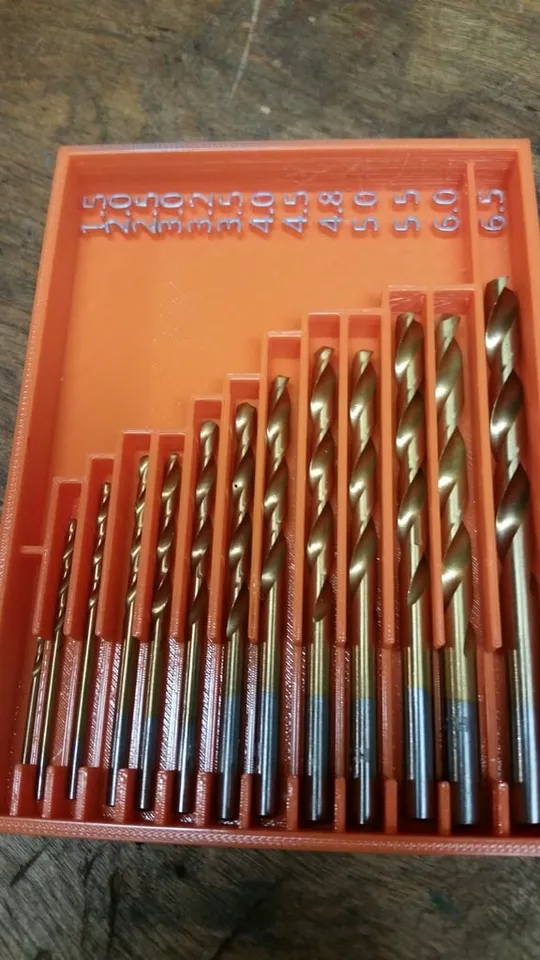 Metric drill bit holder and magnet by wolf9545 | Download free STL model | Printables.com