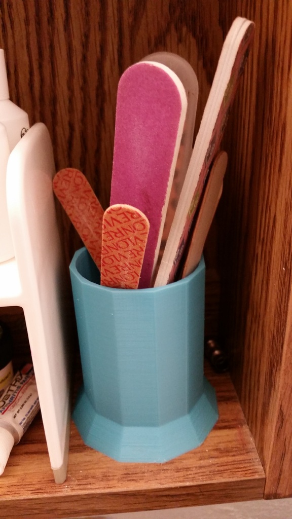 Nail file holder / makeup brush by wolf9545 | Download free STL model ...