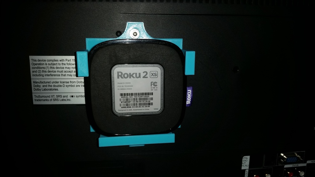 Roku XS VESA 100 tv mount by wolf9545 | Download free STL model ...