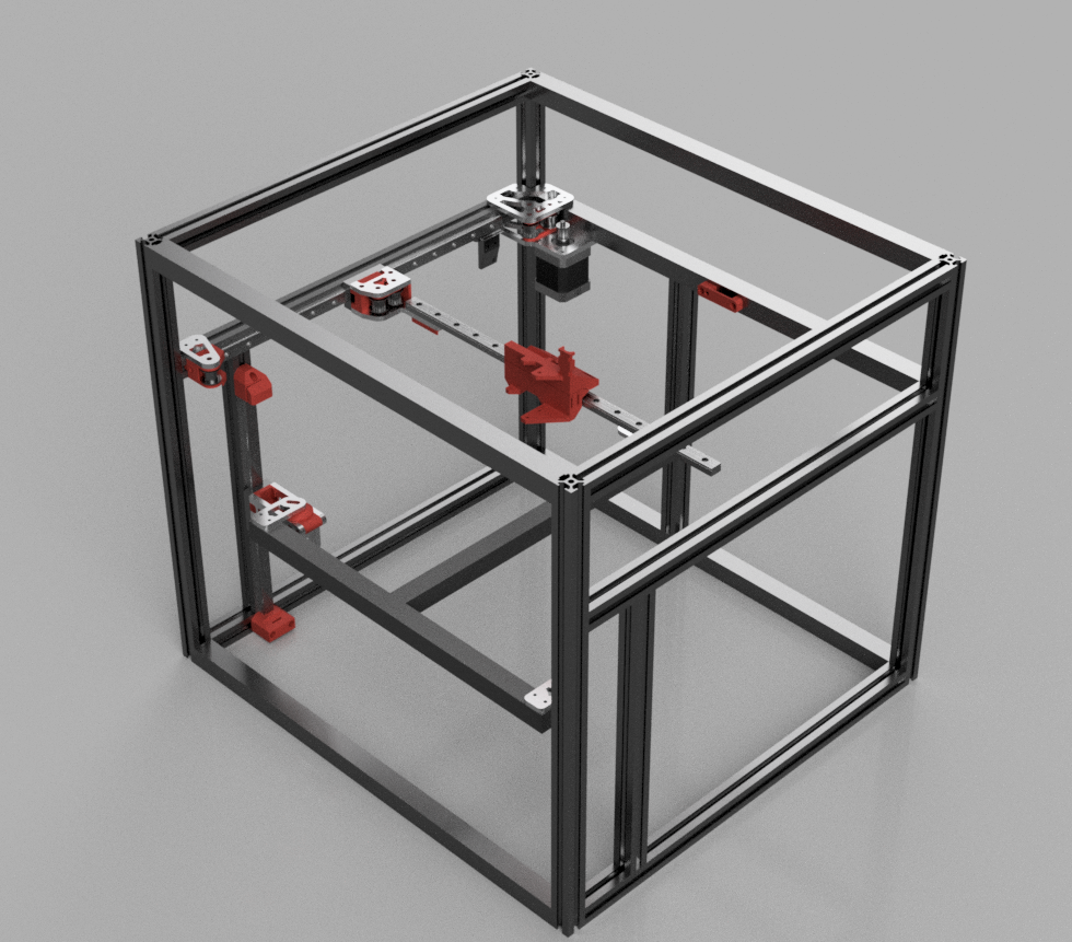 MP3DP V5 CoreXY 3D Printer, mostly metal, non-planar capable by V1 ...