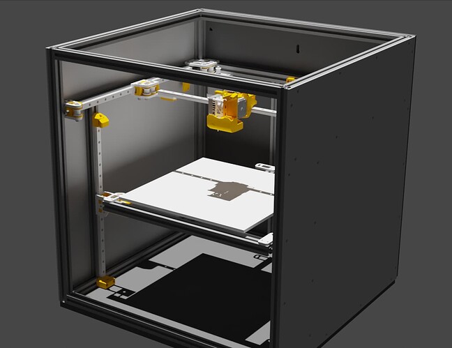 MP3DP V5 CoreXY 3D Printer, mostly metal, non-planar capable by V1 ...