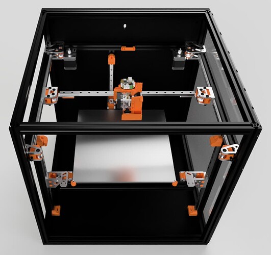 MP3DP V5 CoreXY 3D Printer, mostly metal, non-planar capable by V1 ...