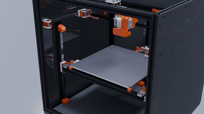 MP3DP V5 CoreXY 3D Printer, mostly metal, non-planar capable by V1 Engineering | Download free ...