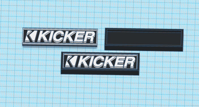 kicker logo by jasondilts | Download free STL model | Printables.com