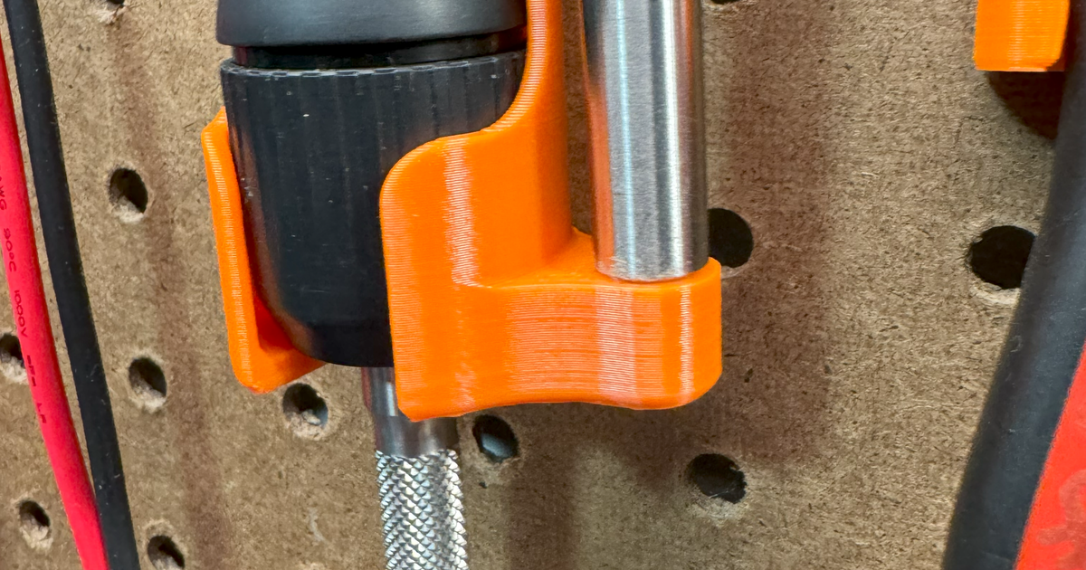 LTT Screwdriver and Extension 1 Inch Pegboard Holder by kwfredeen | Download free STL model ...