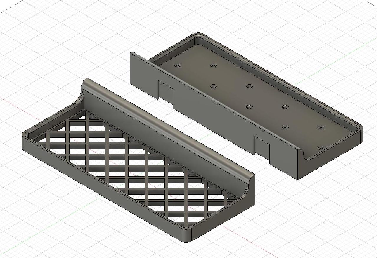 Wall-mounted tray by lm3210 | Download free STL model | Printables.com