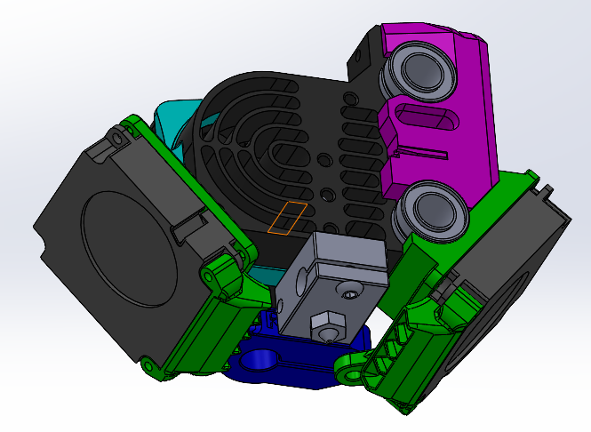 Prusa Mini Dual 4010 Part Cooling Fans (Adapted from Annex K3) by ...
