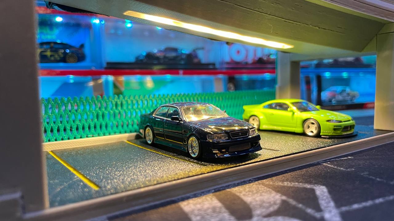 Mini Overpass + Car Park Diorama (for Hot Wheels & 1/64 Scale Cars) by ...