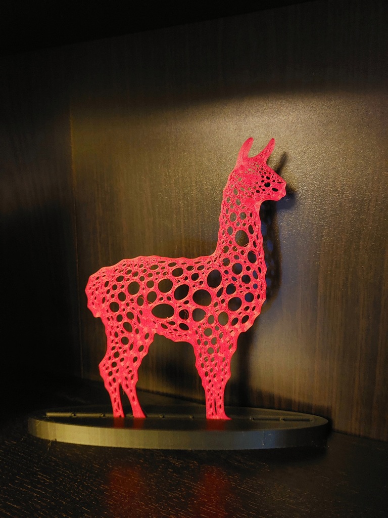 Lama voronoi wall or table decoration by kutnohormac | Download free ...