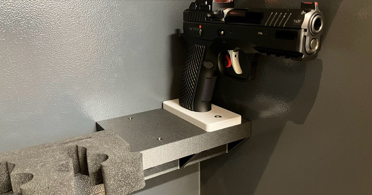 Modular Pistol Rack for CZ, Glock, Walther Pistols by Mike81622 ...