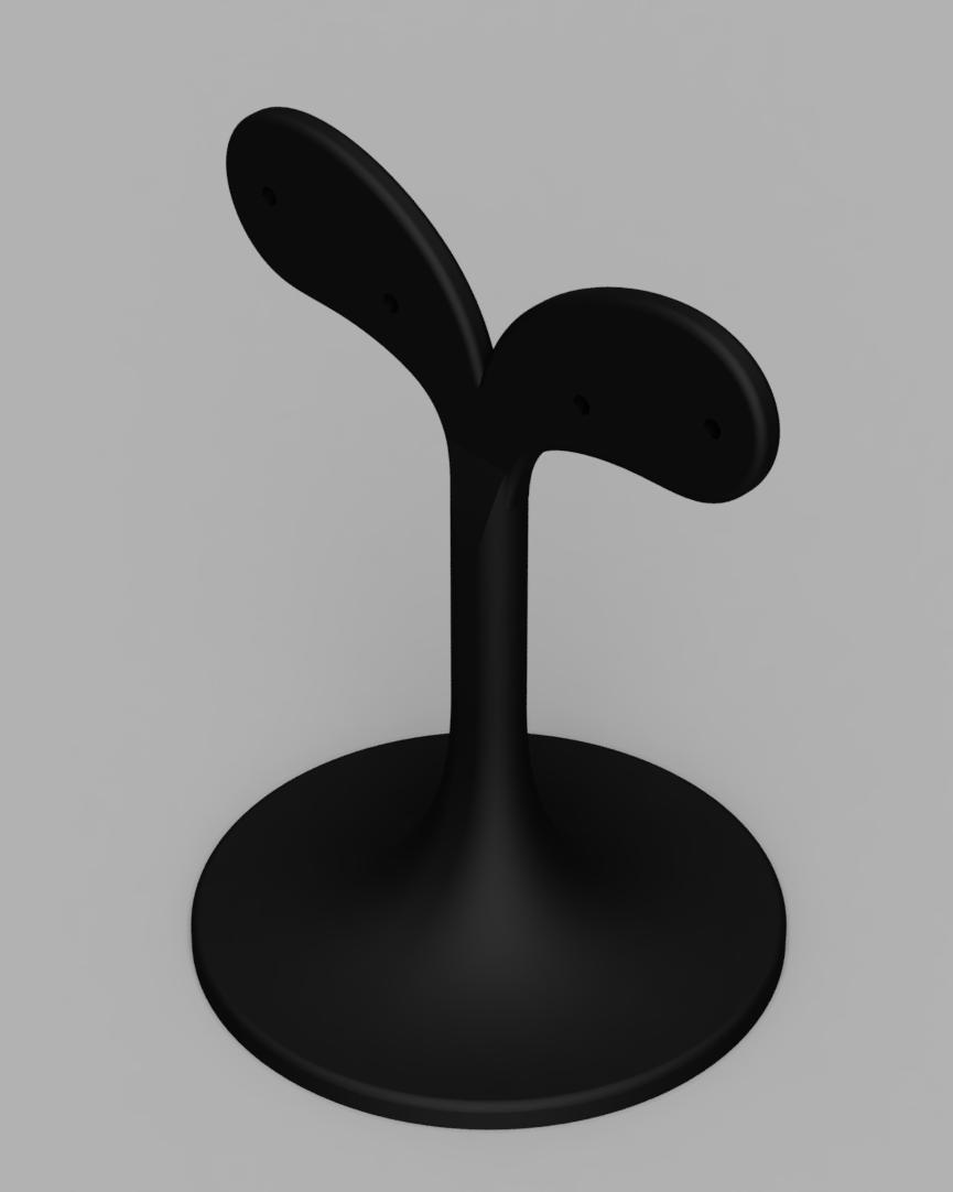 Curved Earring Stand by Louis Holdsworth | Download free STL model ...