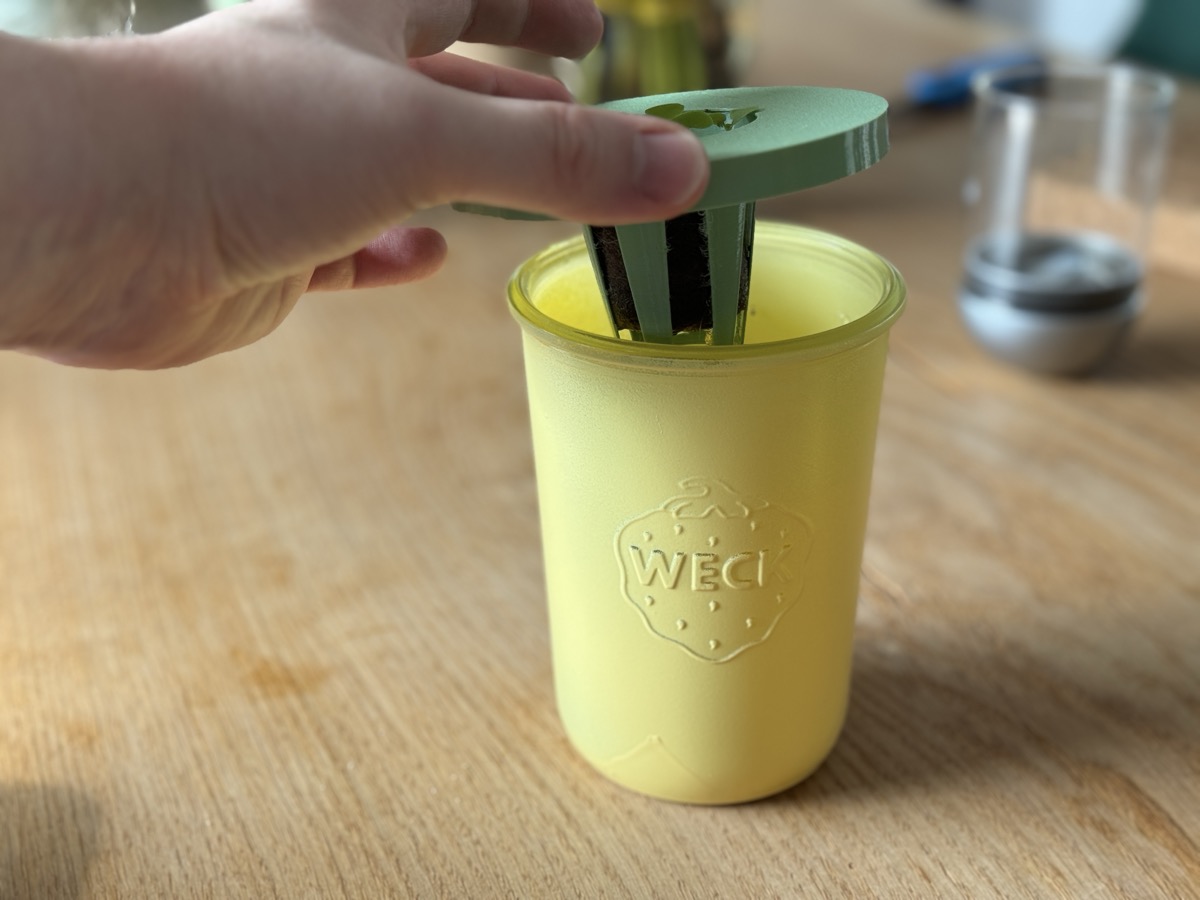 WECK Net Cup Kratky Lid by kenwebart | Download free STL model ...