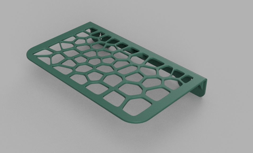 Voronoi Design Wall Shelf by BasementLAB | Download free STL model ...