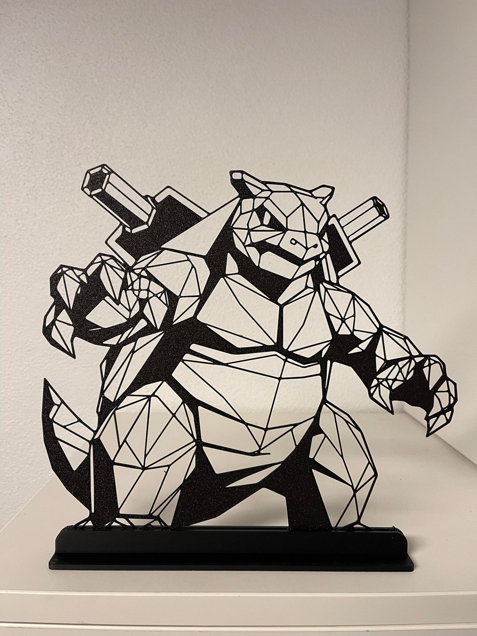 Blastoise Hard Line Art by The line art guy | Download free STL model ...