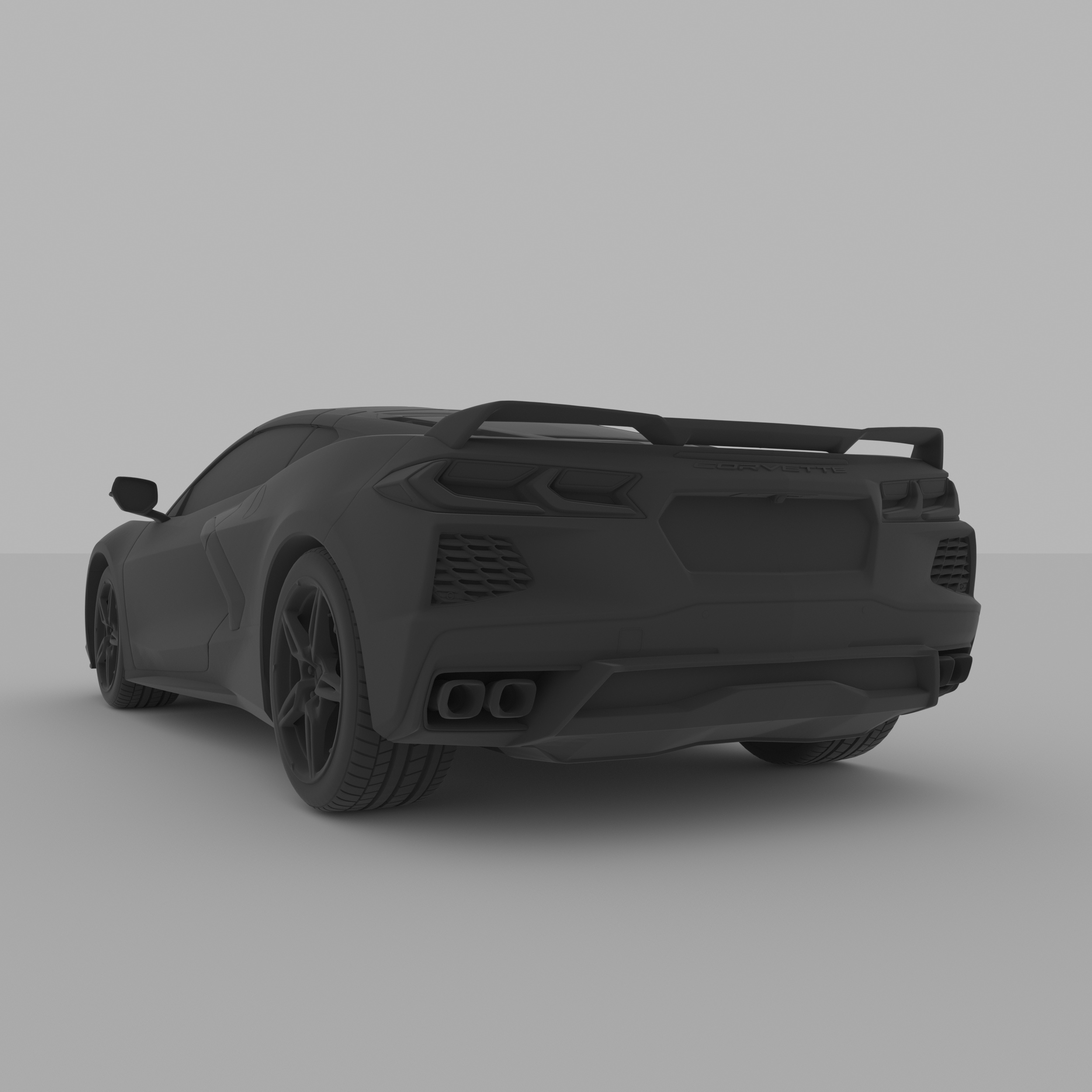 chevrolet corvette c8 de 2020 by Ethanprint | Download free STL model ...