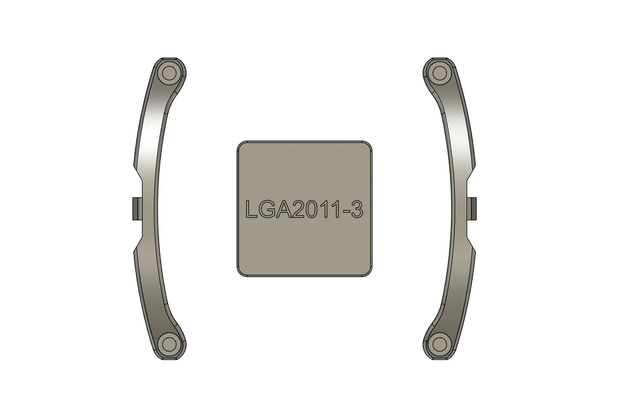 LGA2011-3 to AM4 bracket mount by Oleksii Shchetinin | Download free ...