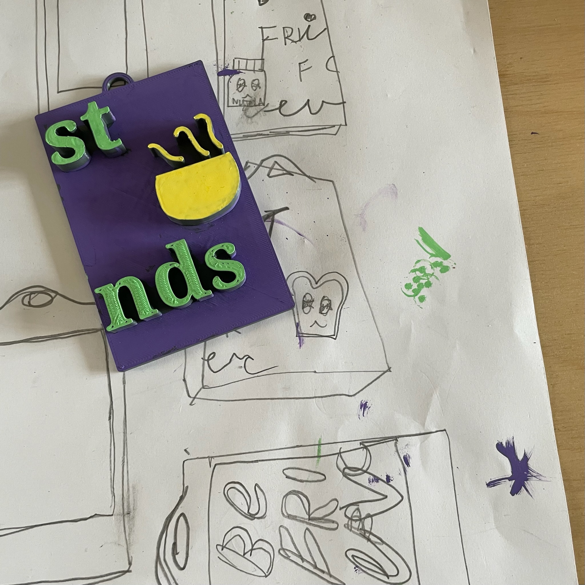 Instax 'Best Friends' Ramen Frame by Olivier O. | Download free STL ...