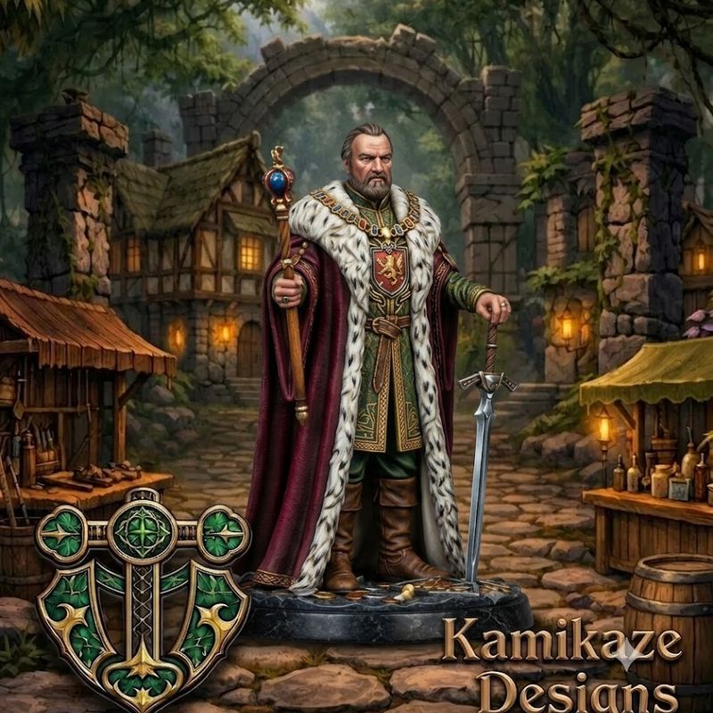 Village Nobleman by Kamikaze Designs | Download free STL model ...