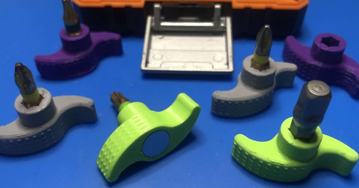 Pocket Magnetic Bit Driver by Fusiology | Download free STL model ...