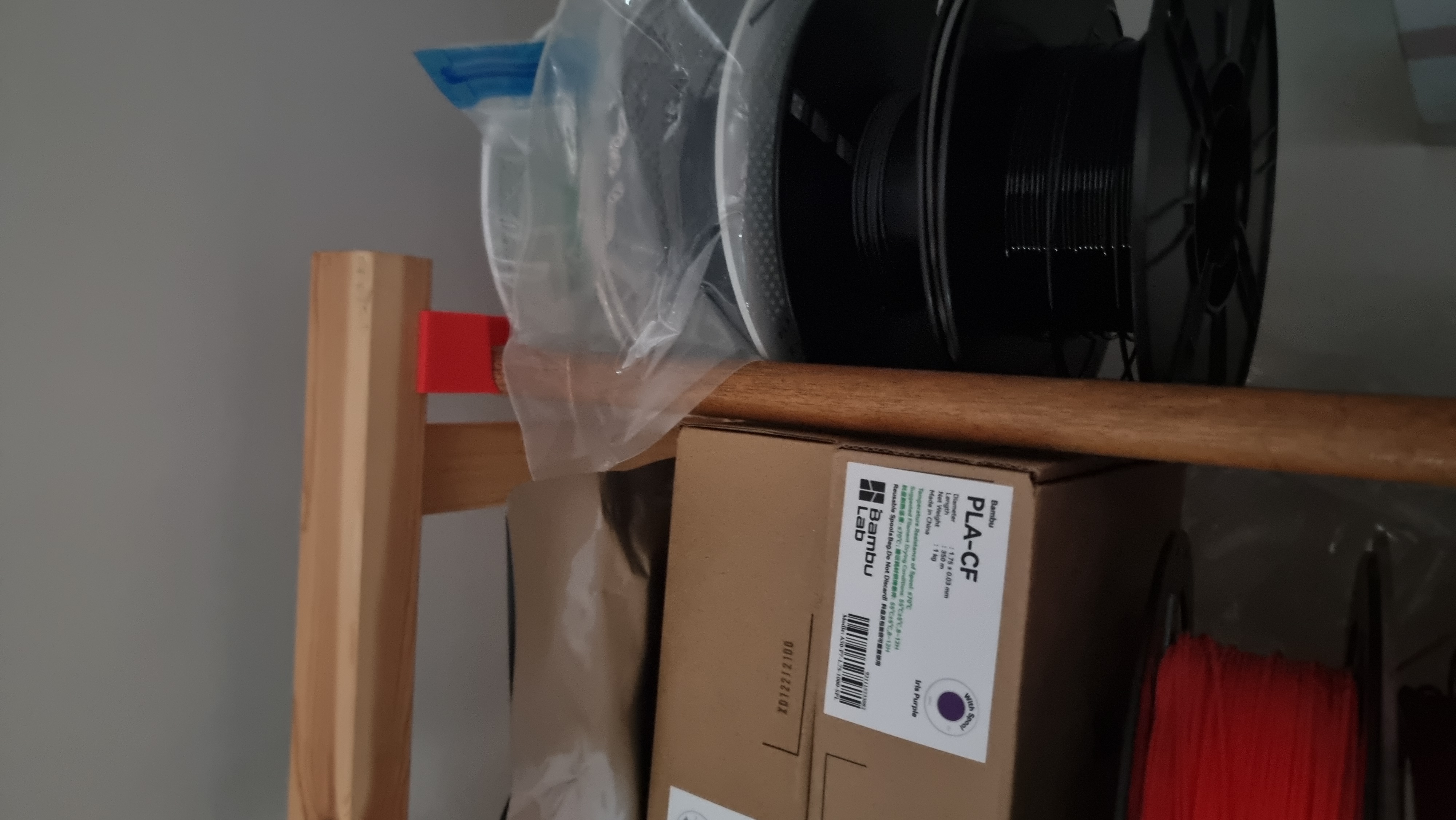 IVAR Spool holder for 25 mm Rod (broom stick) by Michael Schlor ...