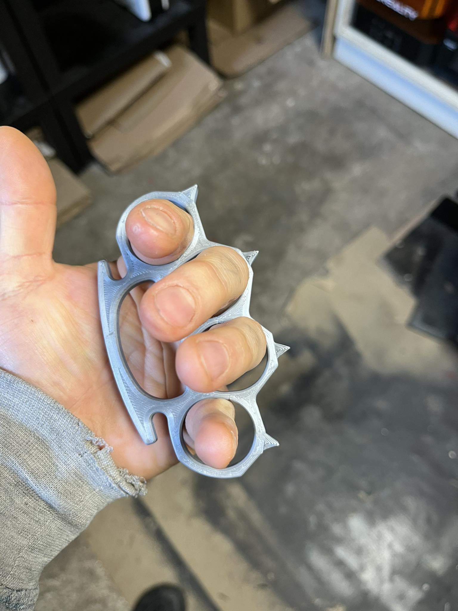 Boxer na ruku s ostny by Ainon3Dtisk | Download free STL model ...