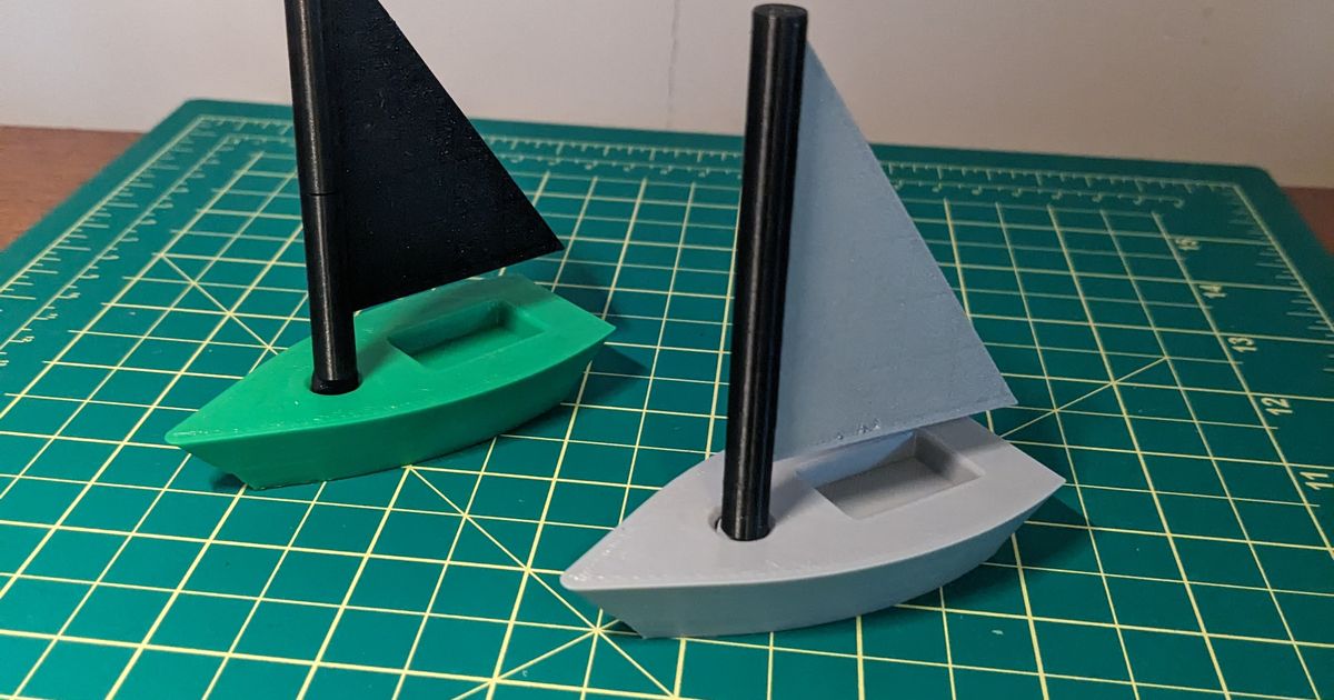 Mini Sailboat Laser by Stu142 | Download free STL model | Printables.com