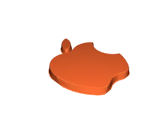 Apple logo by Onza | Download free STL model | Printables.com
