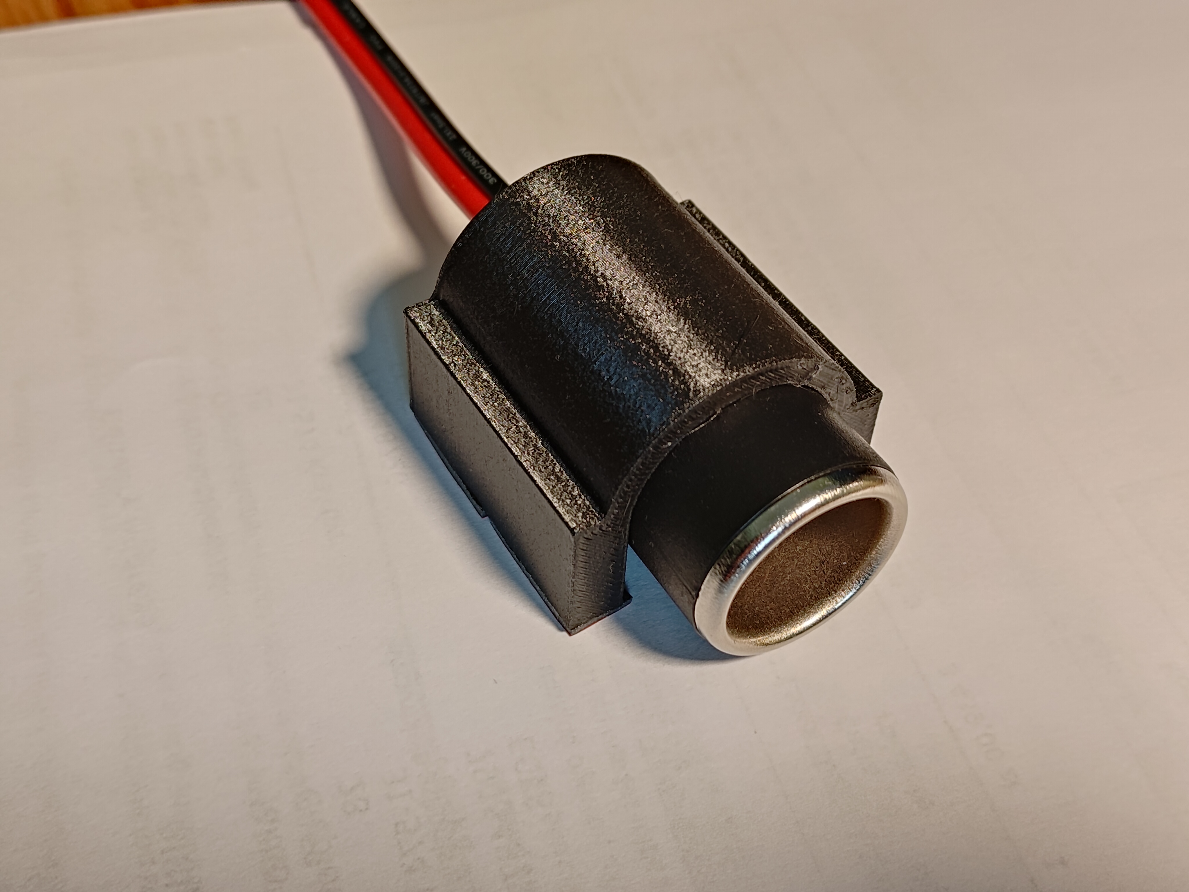 Mounting bracket for a universal 12V power socket by Krolik998 ...