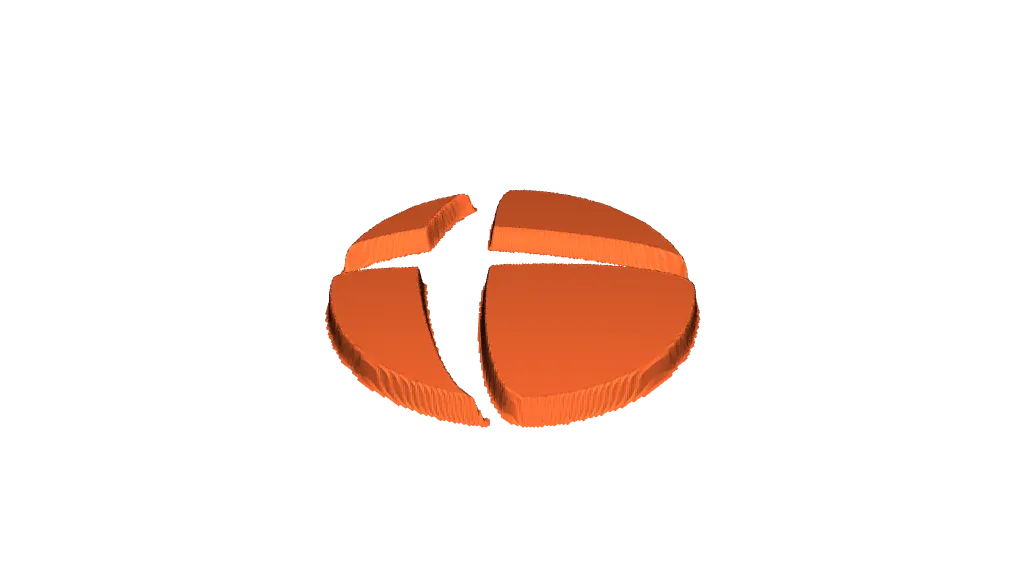 Xbox logo by Onza | Download free STL model | Printables.com