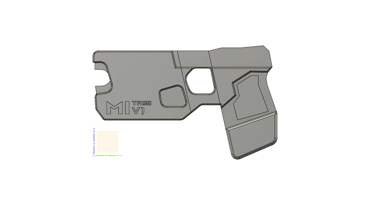 taser prototype (mi tase v1) by Maciej Śliwinski | Download free STL ...
