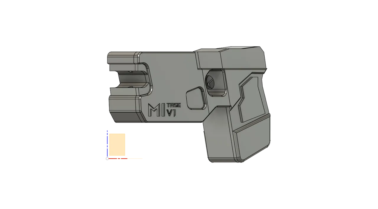 taser prototype (mi tase v1) by Maciej Śliwinski | Download free STL ...