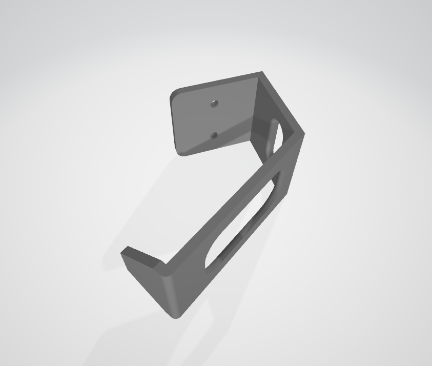 Universal under desk controller holder by Towler | Download free STL ...