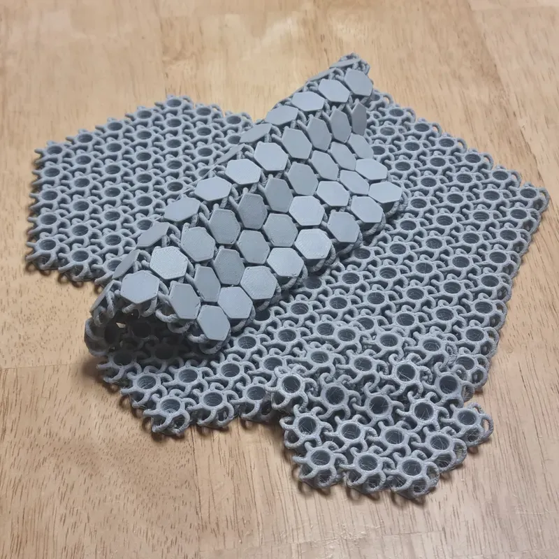 Nasa Honeycomb Chain mail by TechSculpt | Download free STL model ...