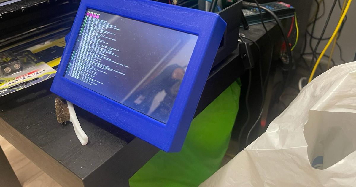 Osoyoo Display DSI 7 Pulgadas by Dino Mohamed Pena | Download free STL model | Printables.com