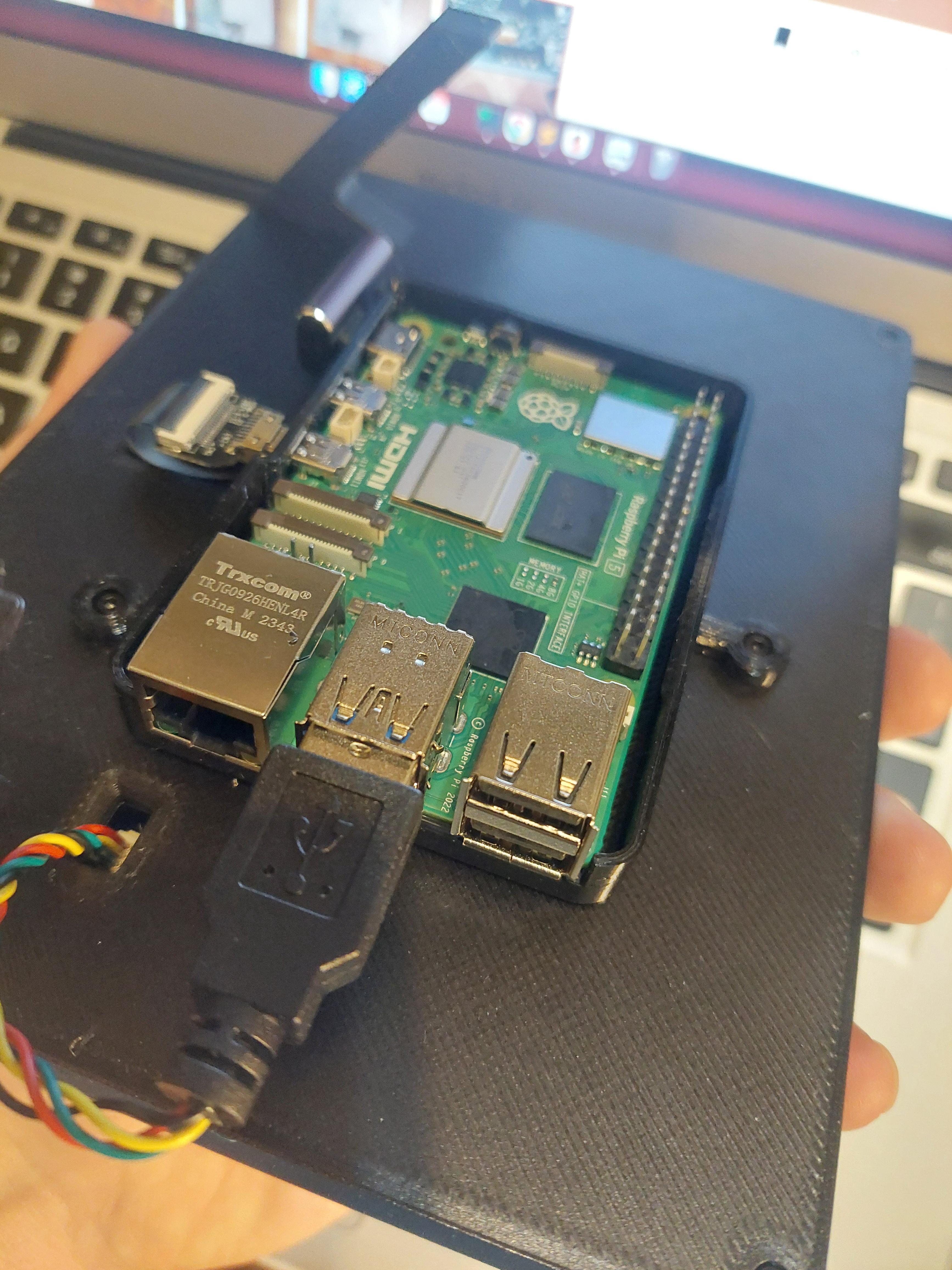 Adafruits Raspberry Pi 5 case mod for 7" Klipperscreen case (by ...