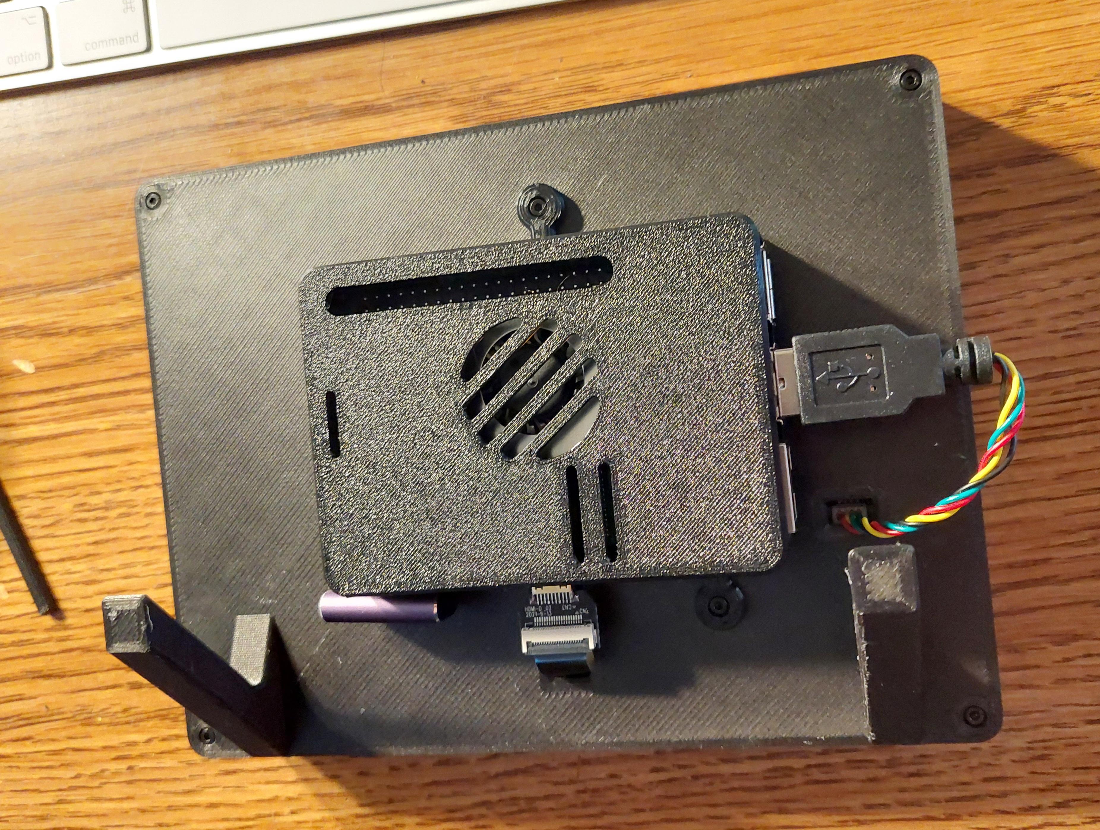 Adafruits Raspberry Pi 5 Case Mod For 7 Klipperscreen Case By