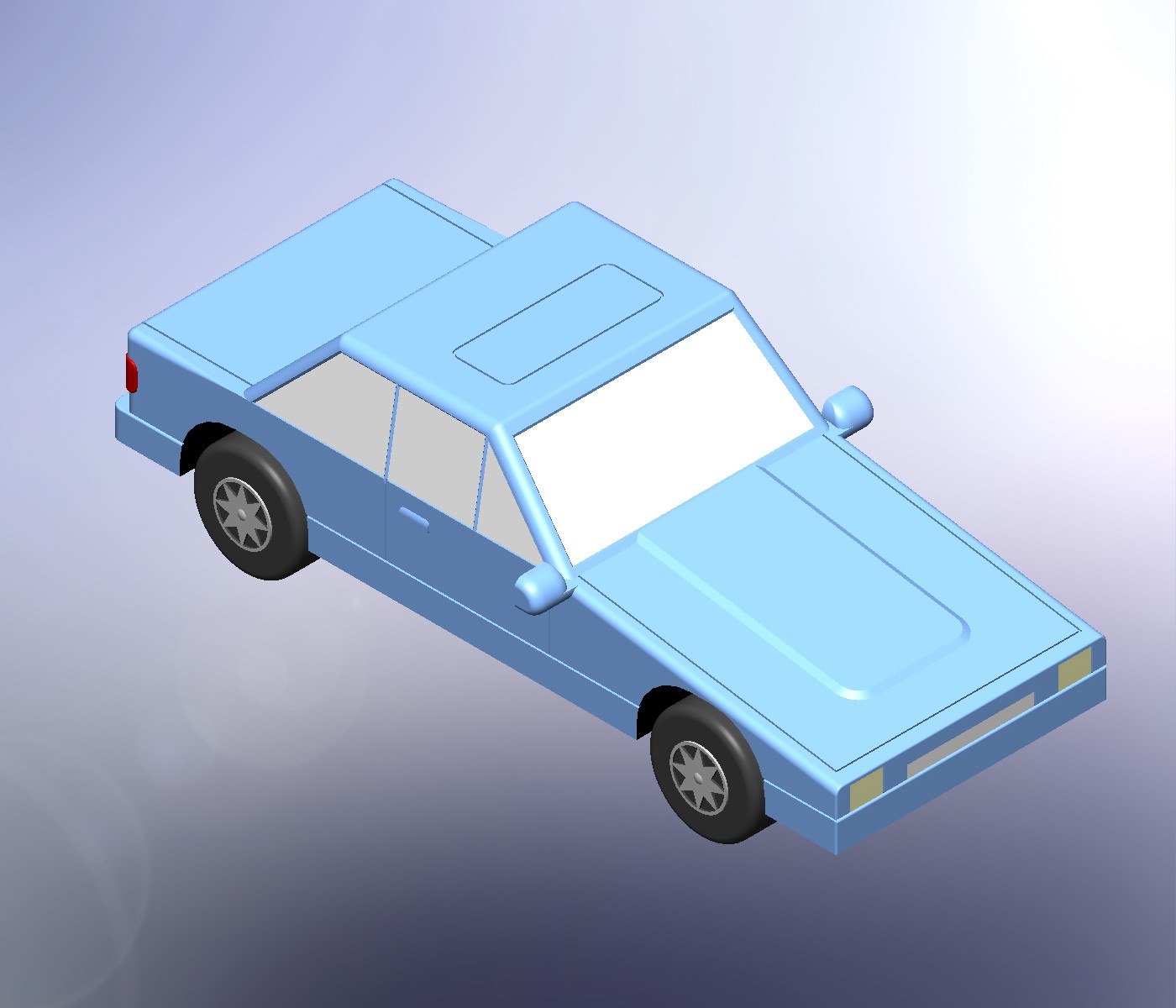 Simple Coupe Car Model by nightfox90 | Download free STL model ...