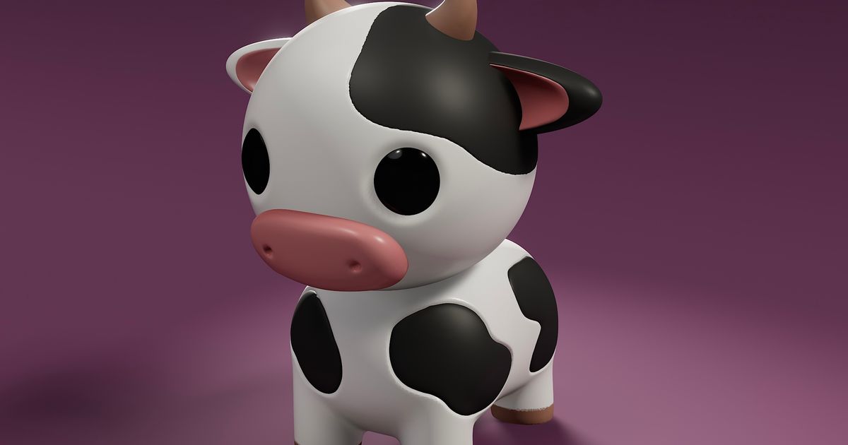 Cow Cindy by 3DMDesign | Download free STL model | Printables.com