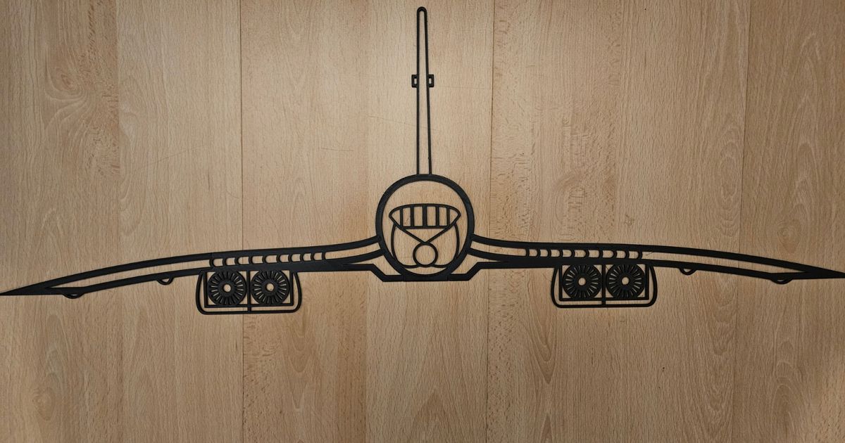 Concorde Wallart (Large) by LimaMike3D | Download free STL model ...