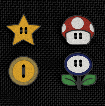 Bouton Mario - Mario button von V1nve | Kostenloses STL-Modell ...