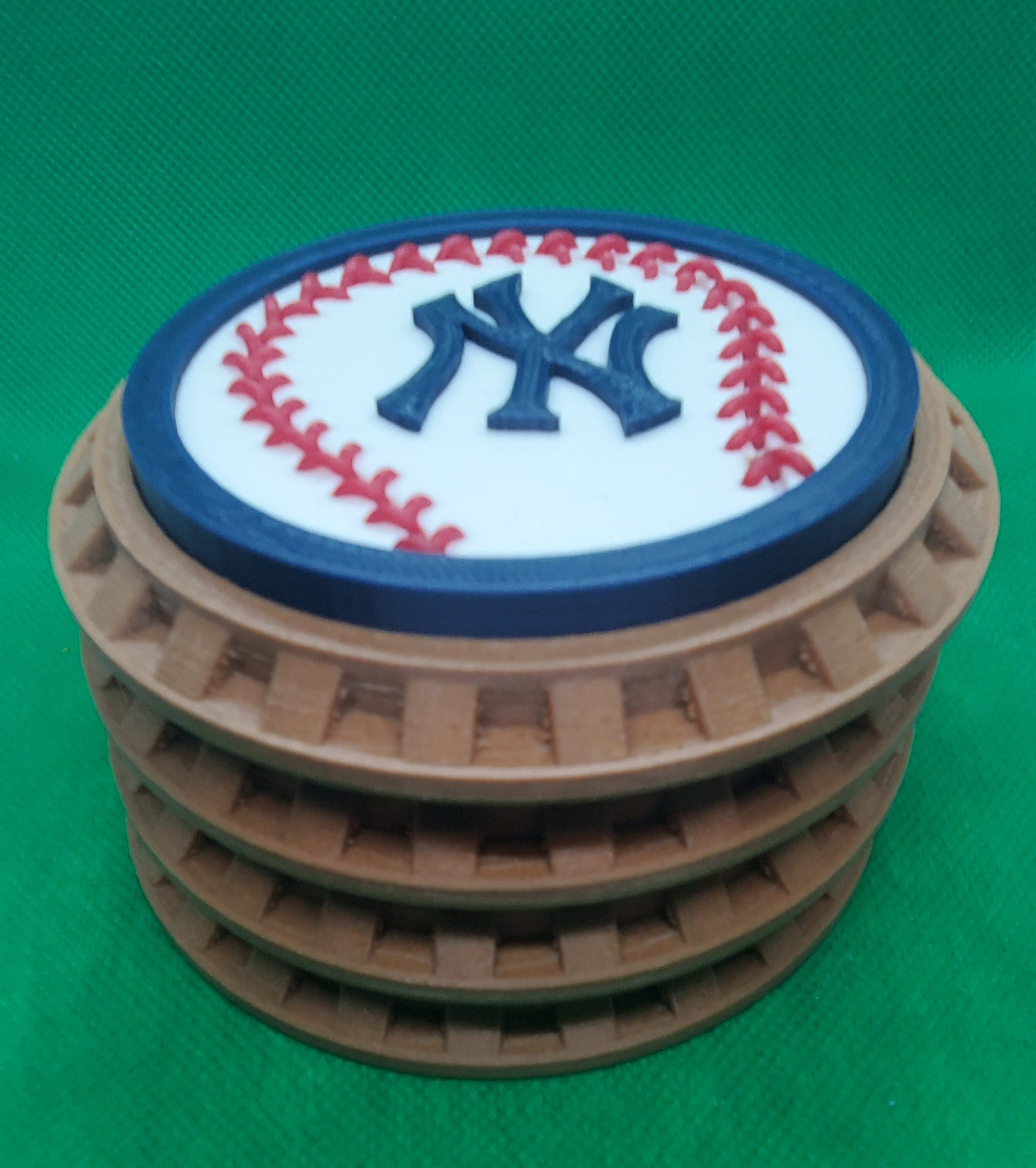 New York Yankees Coaster by MajerDave | Download free STL model ...