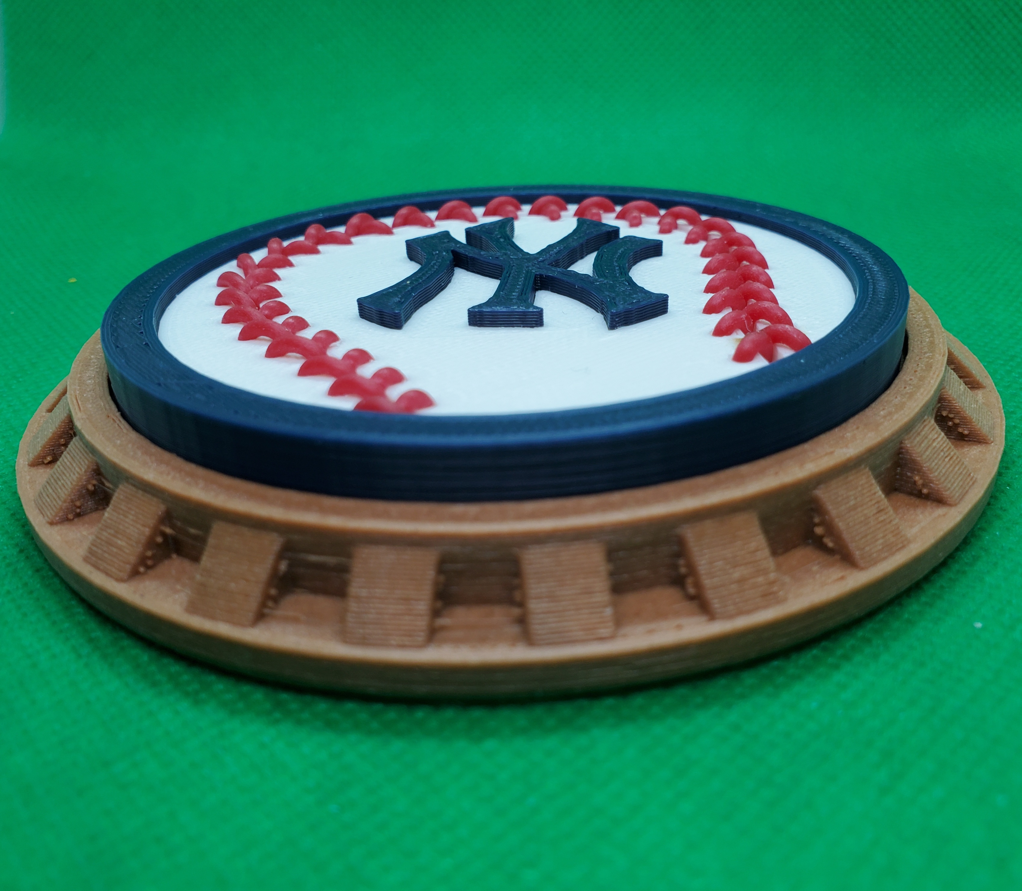 New York Yankees Coaster by MajerDave | Download free STL model ...