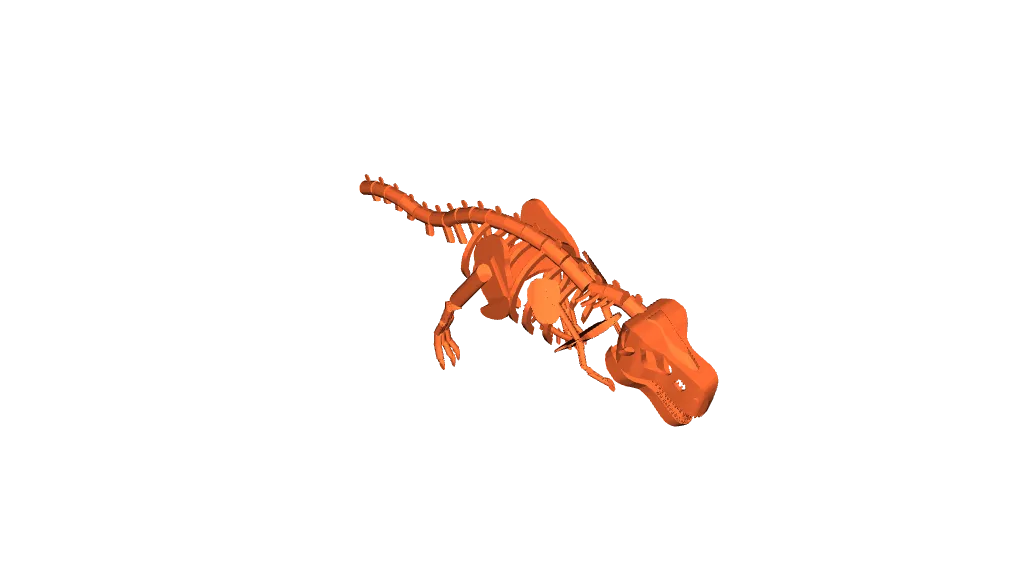 t-rex skeleton by Guille Ojeda | Download free STL model | Printables.com