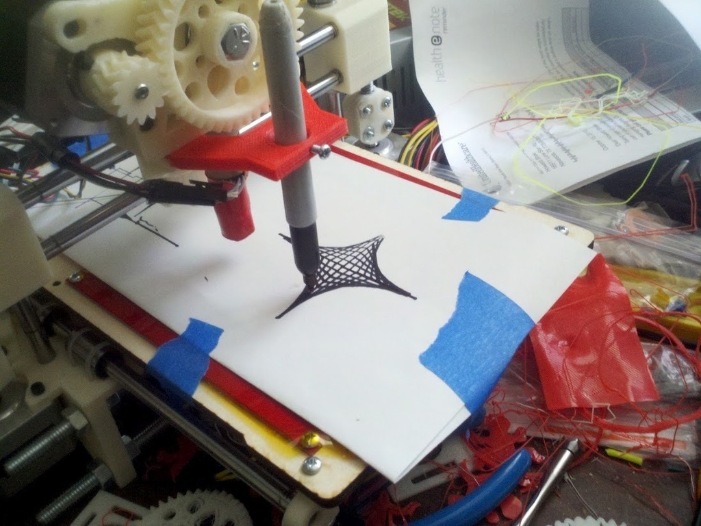 Printrbot-Plotter Marker Mount by HowardCShaw | Download free STL model ...