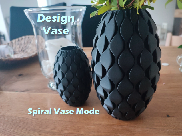 Design Vase - Scale able - Spiral Vase Mode by BamBam Design | Download ...