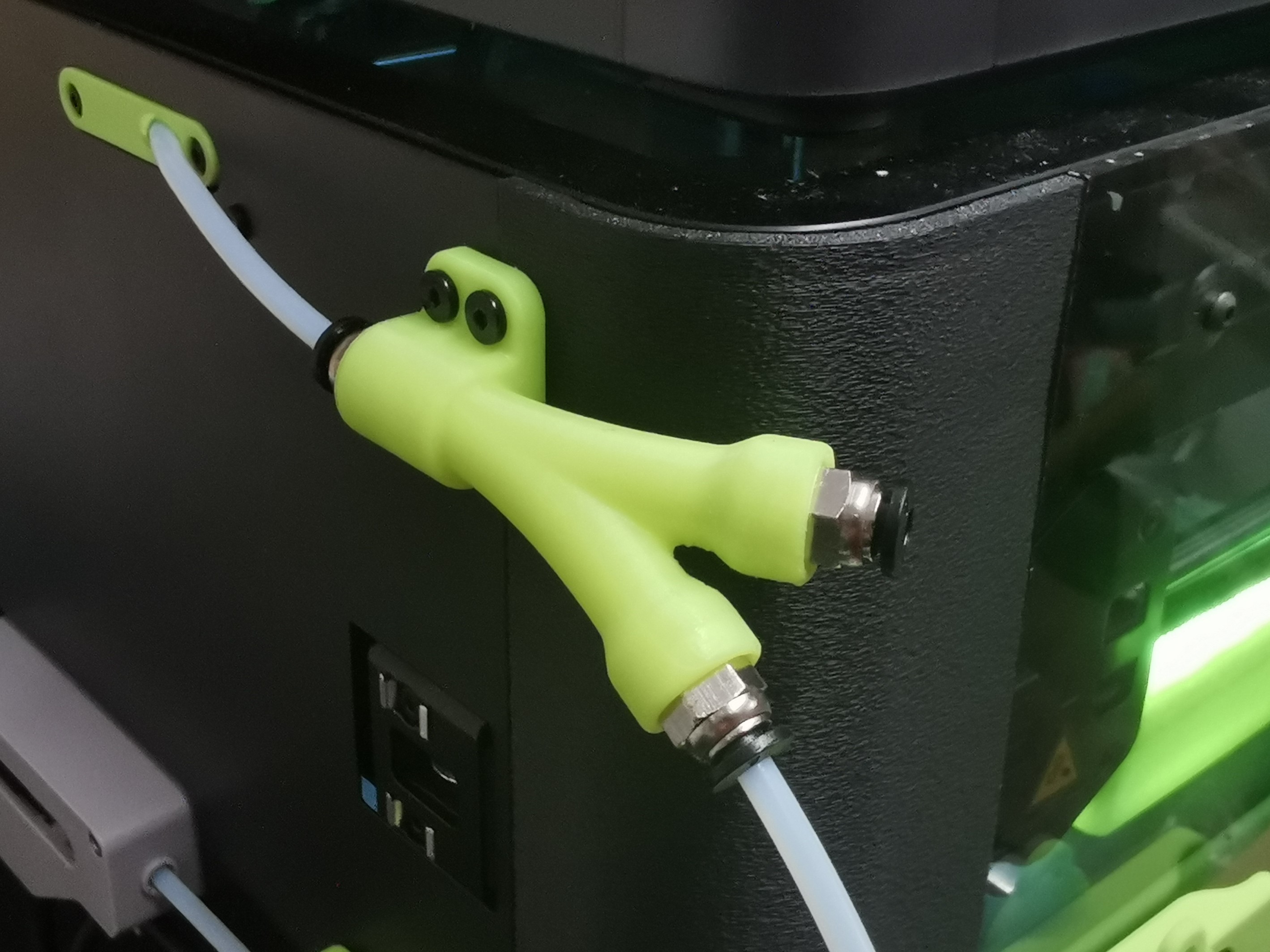 Bambu Lab Y-Splitter for AMS and Side mounted external feed par suit ...