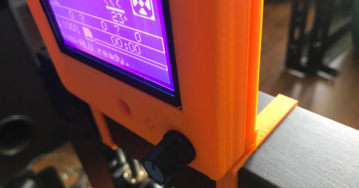 Maker Select Plus Bracket for RepRap Discount Smart Controller Case by ...