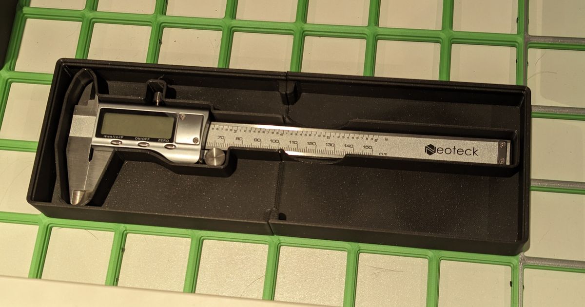 Gridfinity Neoteck Caliper Stackable Tray 6x2x4 by Illia Shekera ...