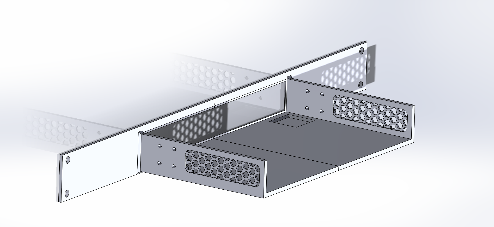 EdgeRouter 4 Rack Mount by jwb1887 | Download free STL model ...