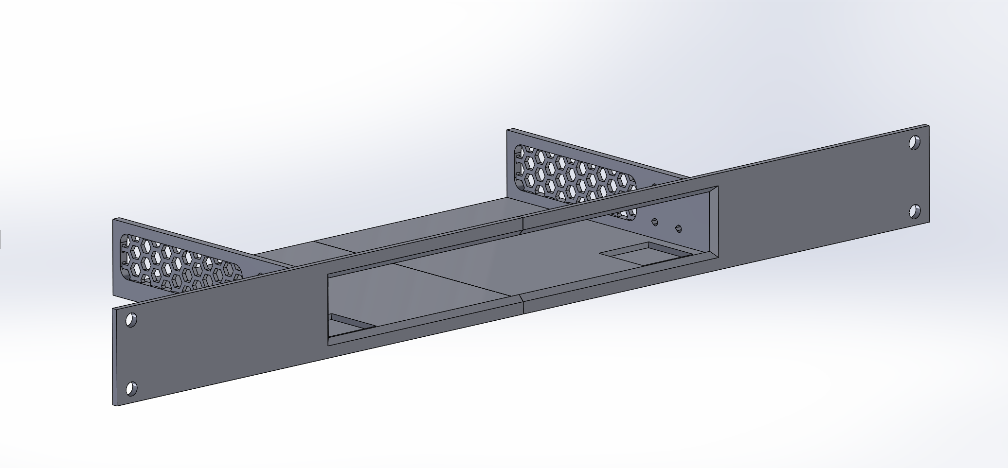 EdgeRouter 4 Rack Mount by jwb1887 | Download free STL model ...